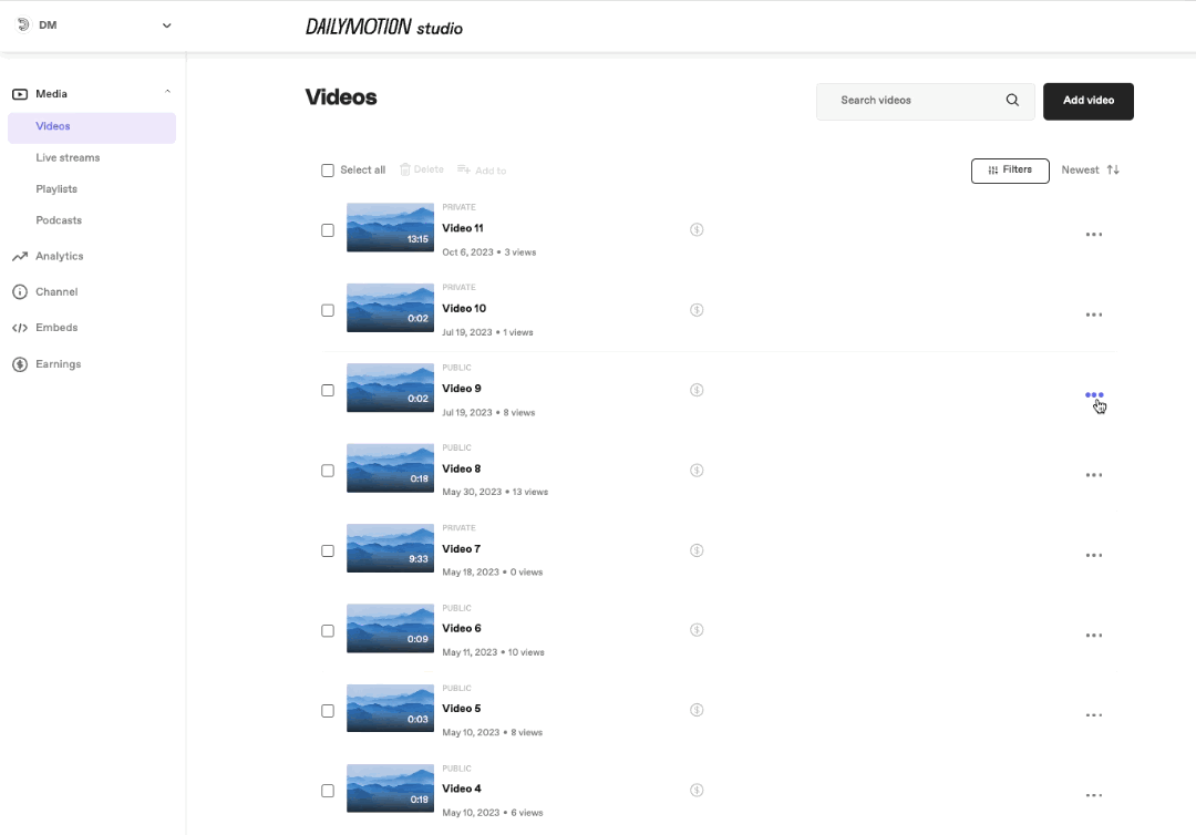 Release Note Q3 2023 – Dailymotion Help Center