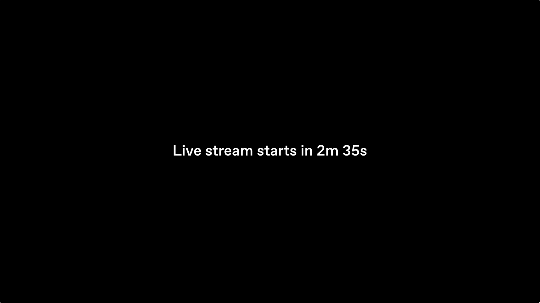 Live dashboard - Schedule – Dailymotion Help Center